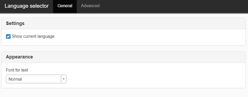 Language selector with flags - Expo.nibe.com